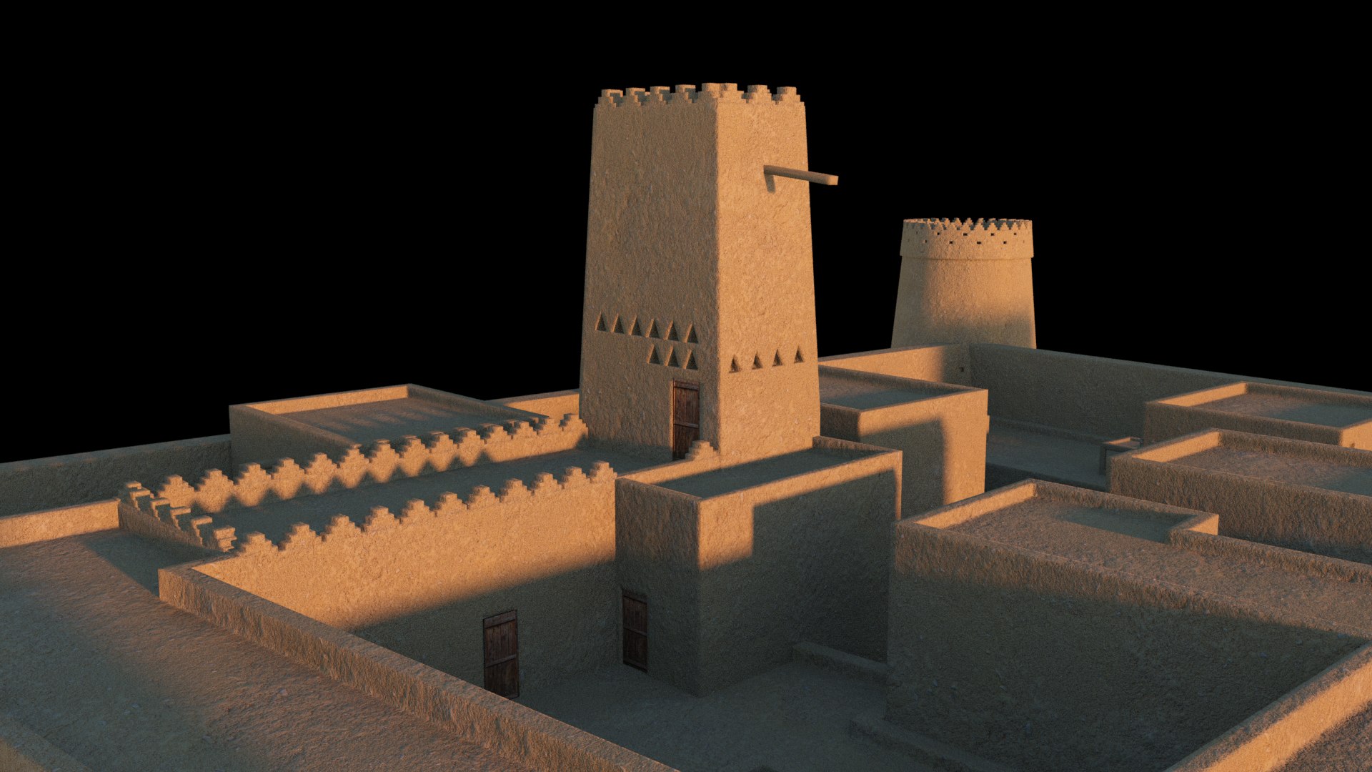 Masmak Fortress 3D Model - TurboSquid 2093931