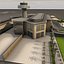3d Small Airport Scene