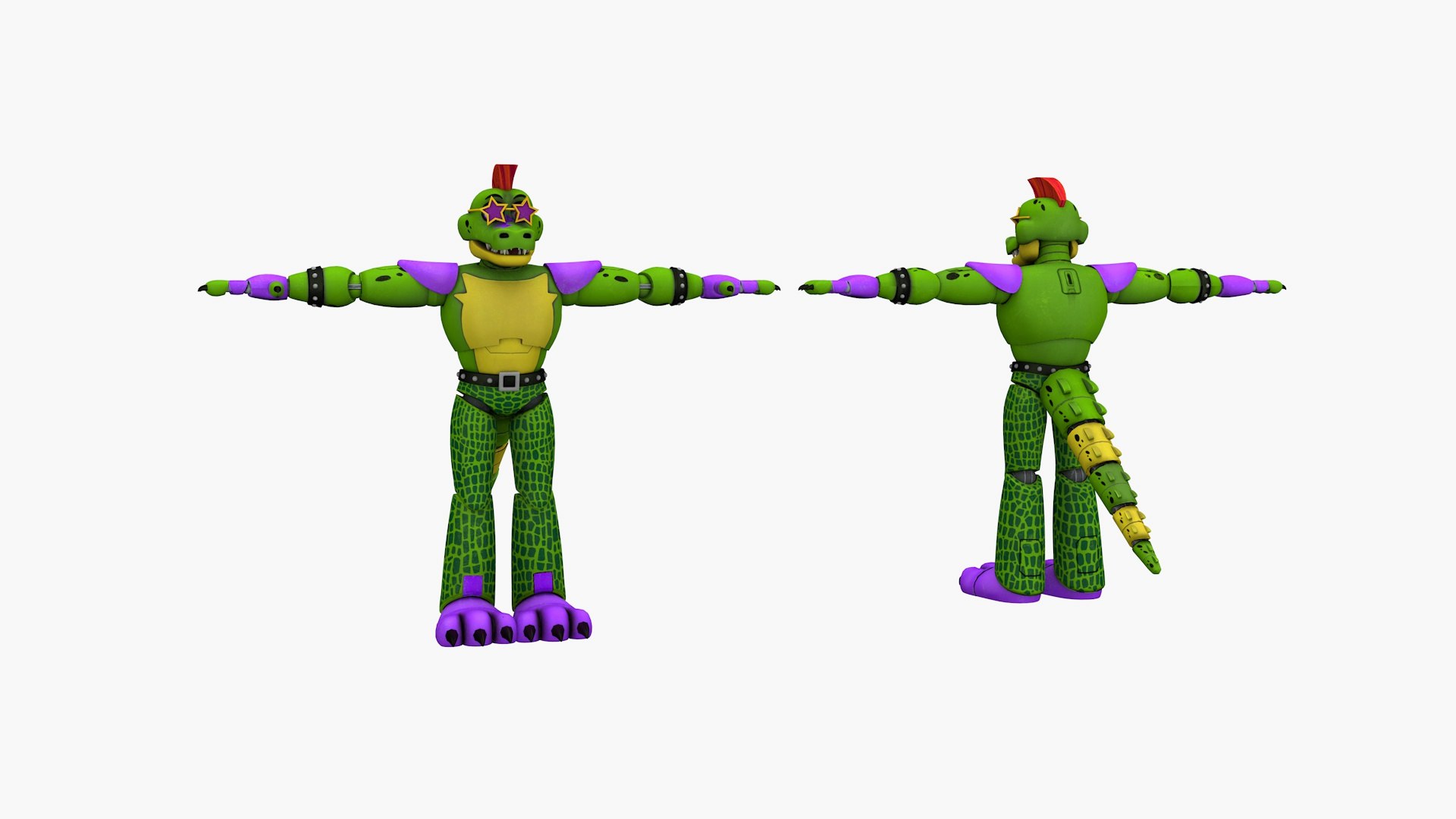 Glamrock Monty 3D model - TurboSquid 2114187