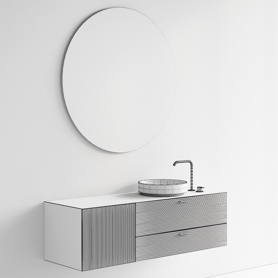 3D Inbani Grate 02 Vanity Unit Set 5 - TurboSquid 1812379