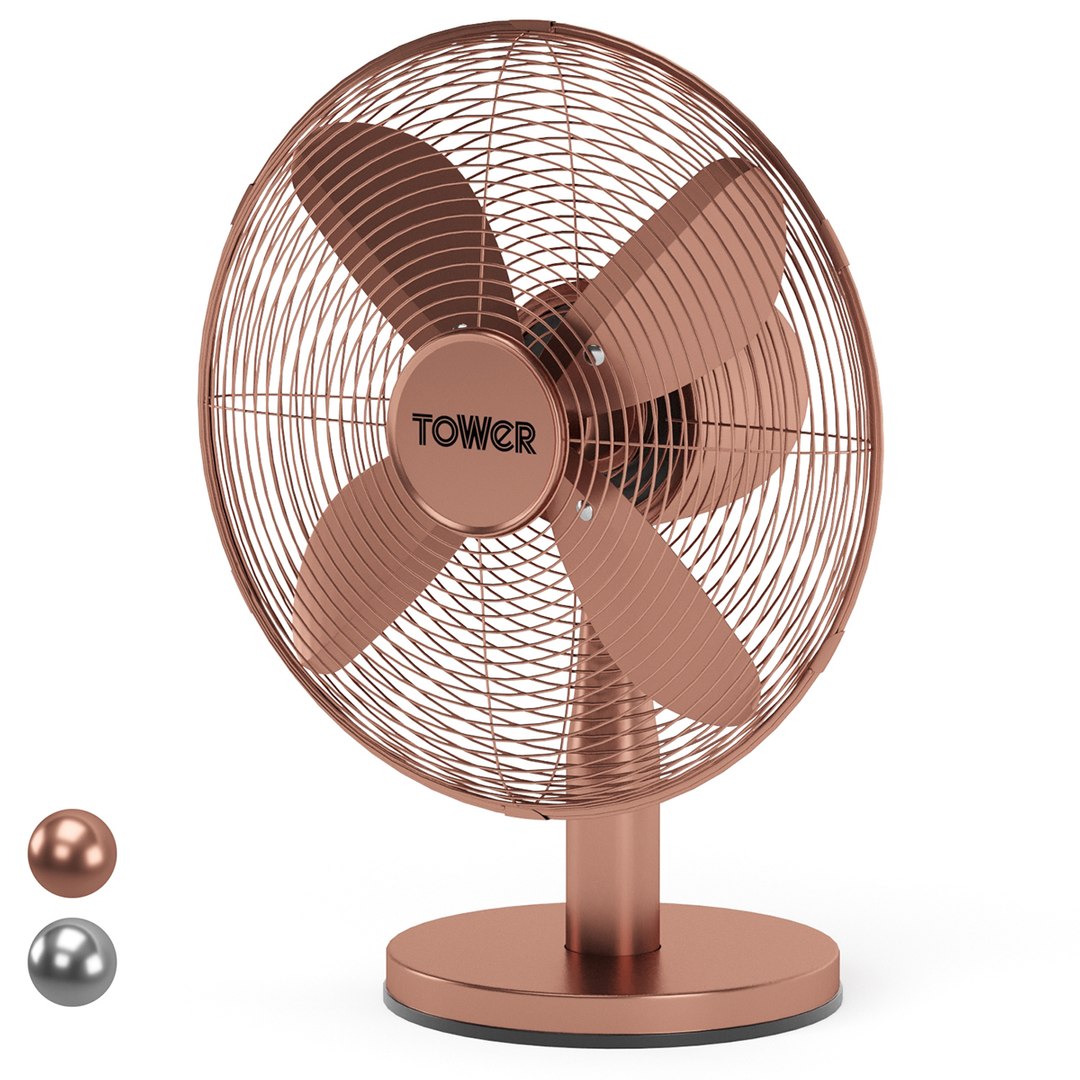 3D TOWER Metal Desk Fan - TurboSquid 2032325