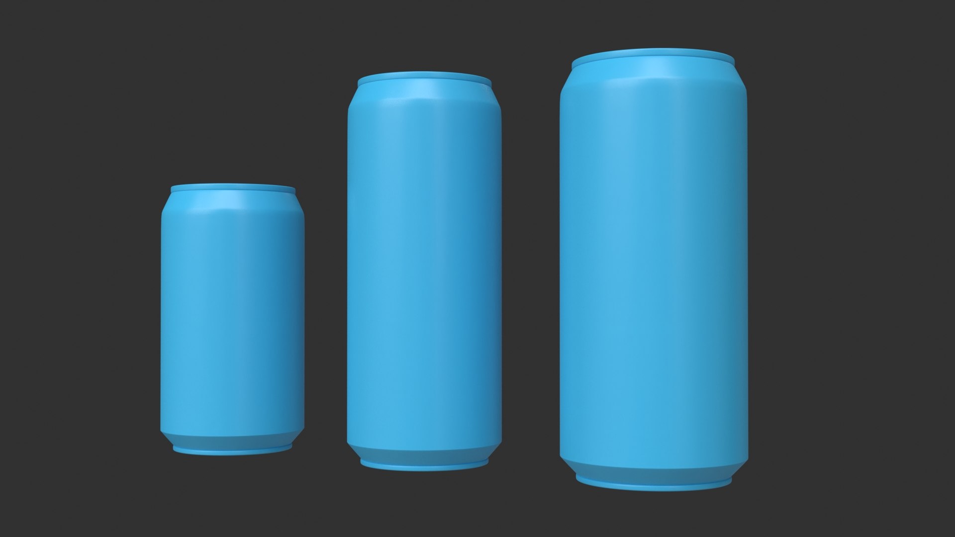 3D Beer Can Pack 01 model - TurboSquid 1749208