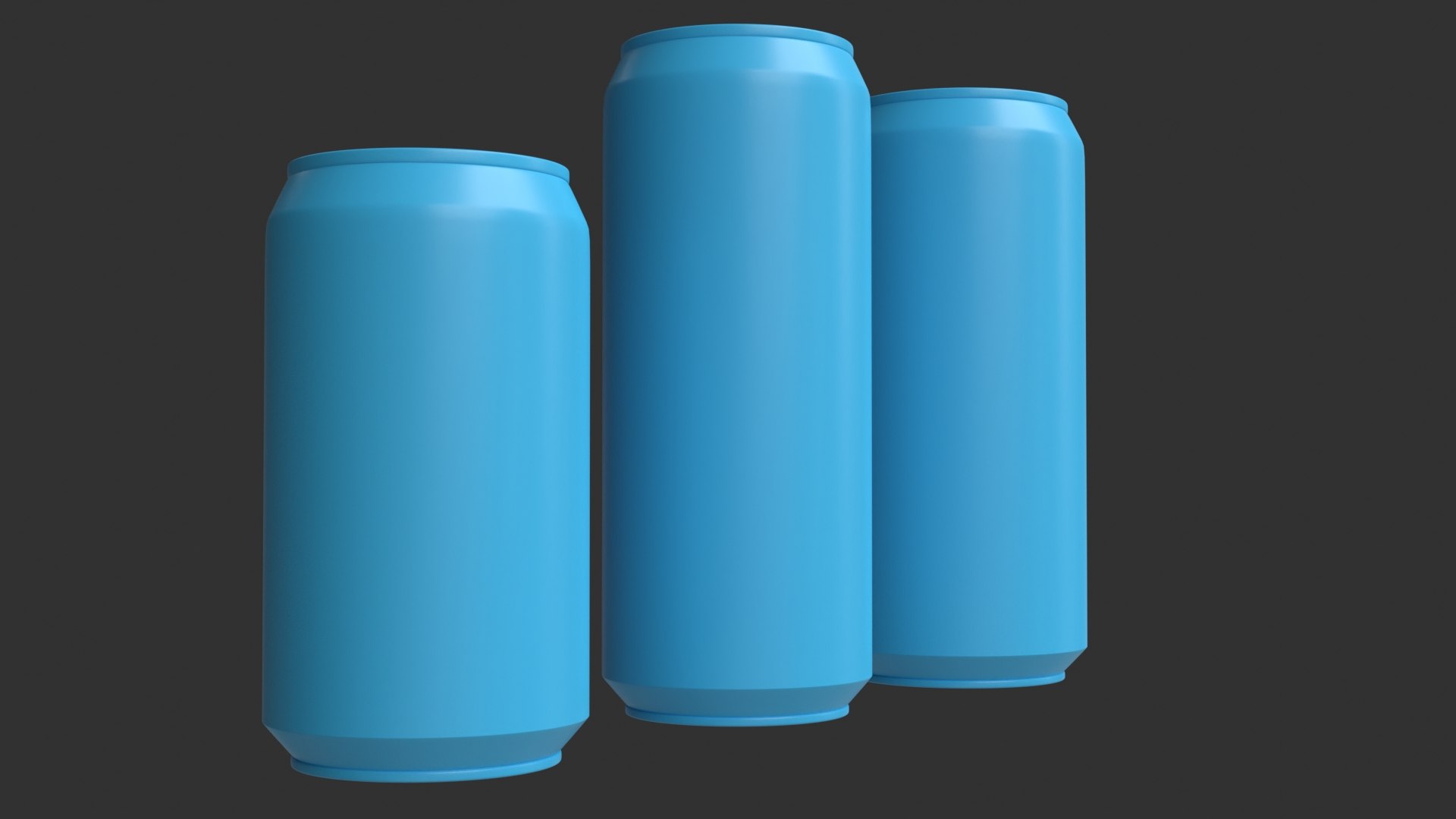3D Beer Can Pack 01 model - TurboSquid 1749208