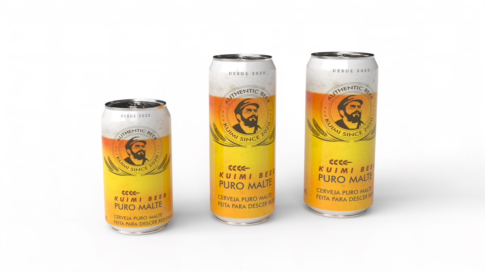 3D Beer Can Pack 01 Model - TurboSquid 1749208