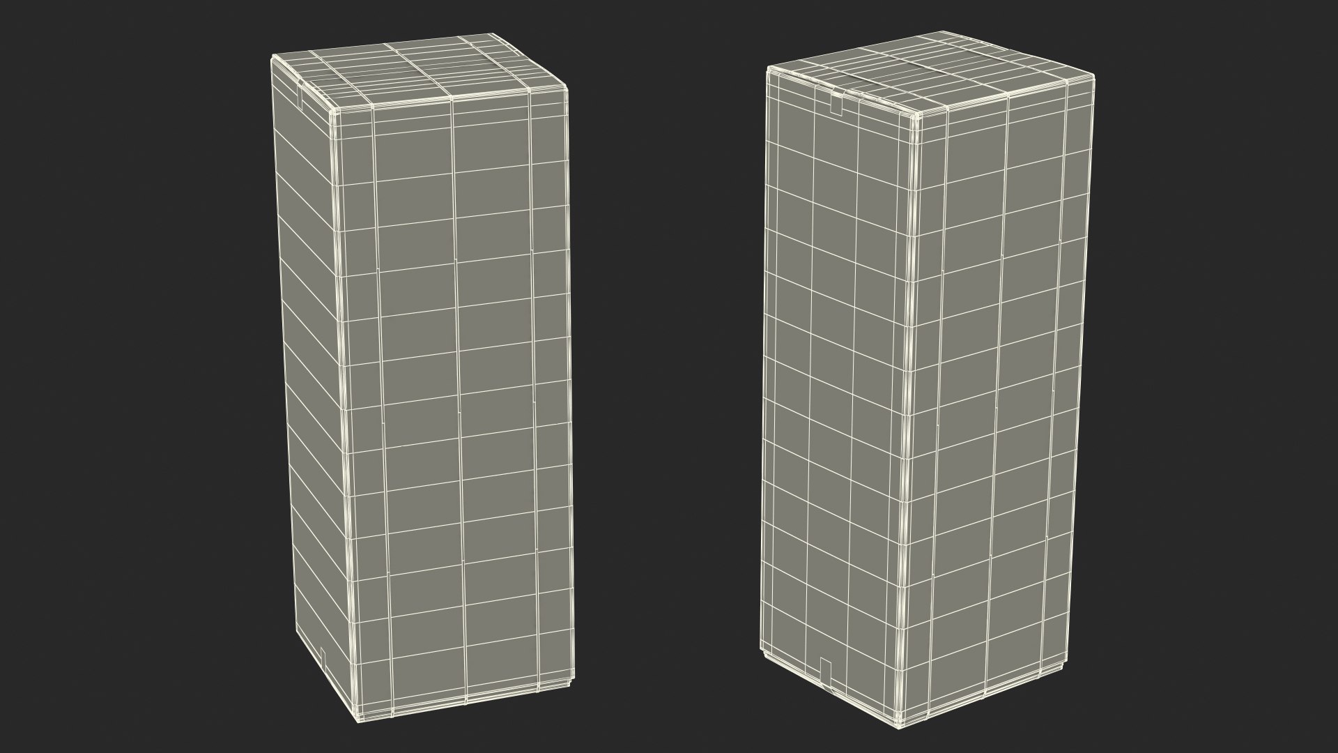 3D Dirty Big Carton Package Box Model - TurboSquid 2117288