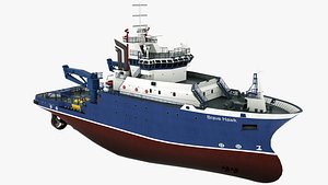 3D Offshore Support Vessel Ocean Scout Model - TurboSquid 1724767