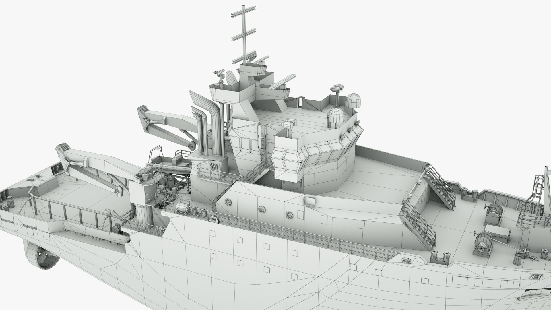 3D Tugboat Brave Hawk - TurboSquid 1758310