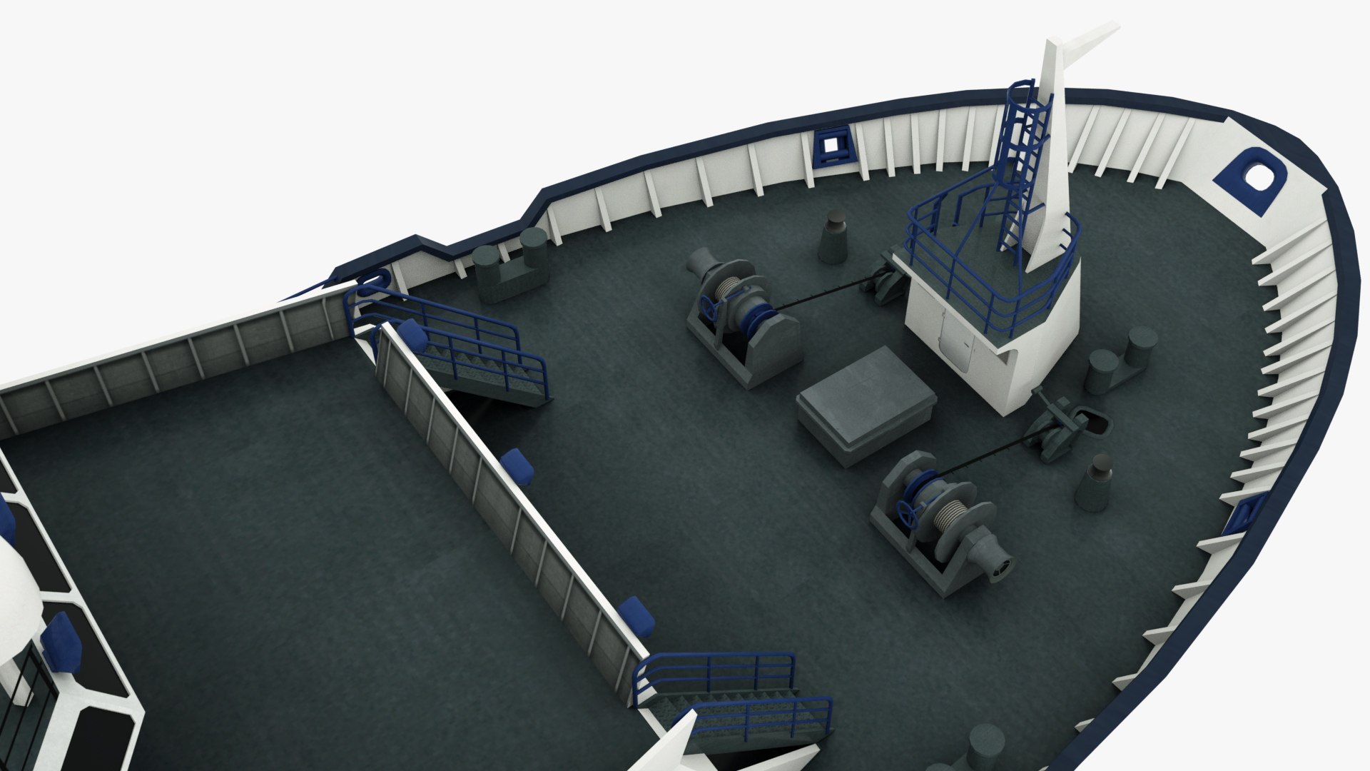 3D Tugboat Brave Hawk - TurboSquid 1758310