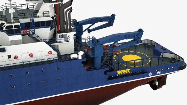 3D Tugboat Brave Hawk - TurboSquid 1758310