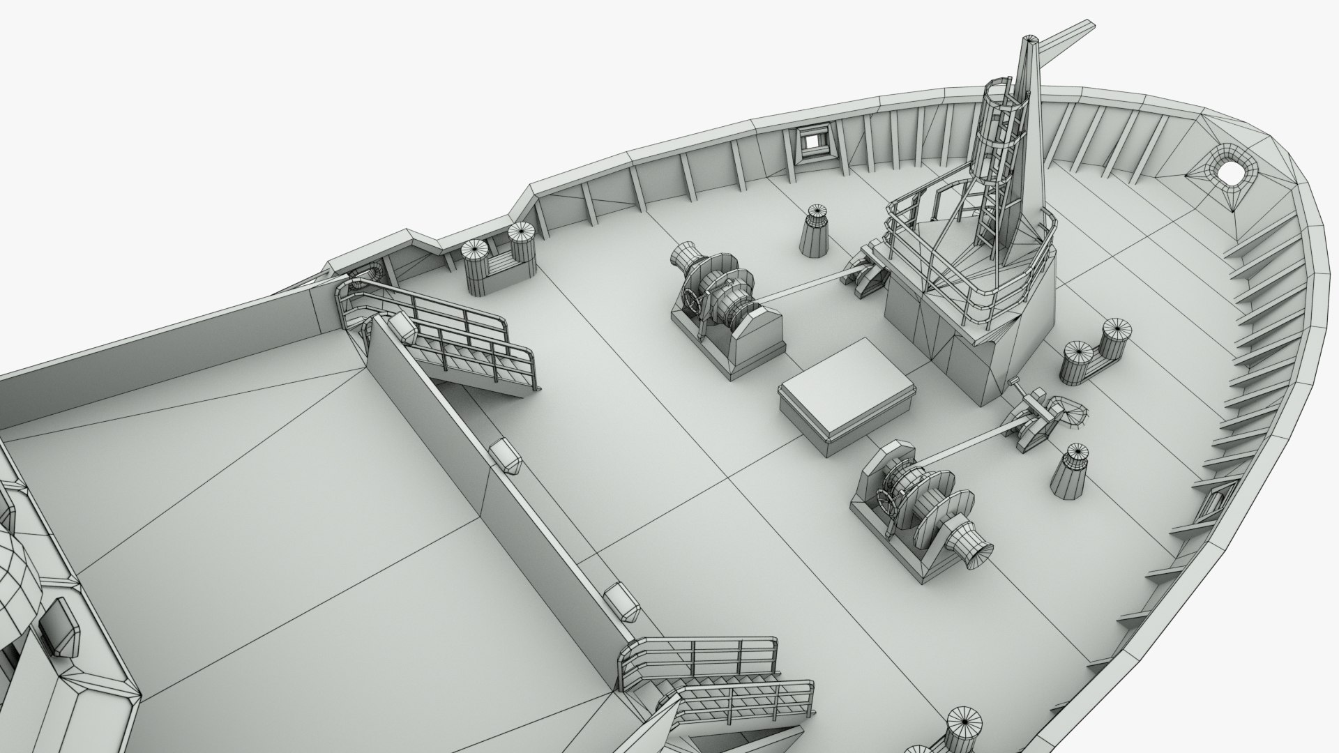 3D Tugboat Brave Hawk - TurboSquid 1758310