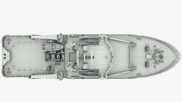 3D Tugboat Brave Hawk - TurboSquid 1758310