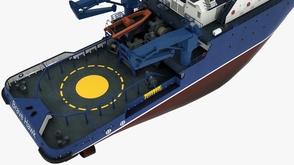 3D Tugboat Brave Hawk - TurboSquid 1758310