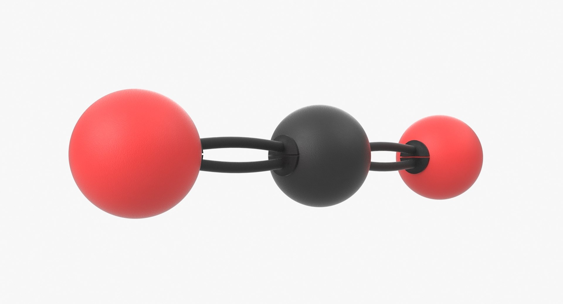 Carbon Dioxide Molecule 3D Model - TurboSquid 1418445