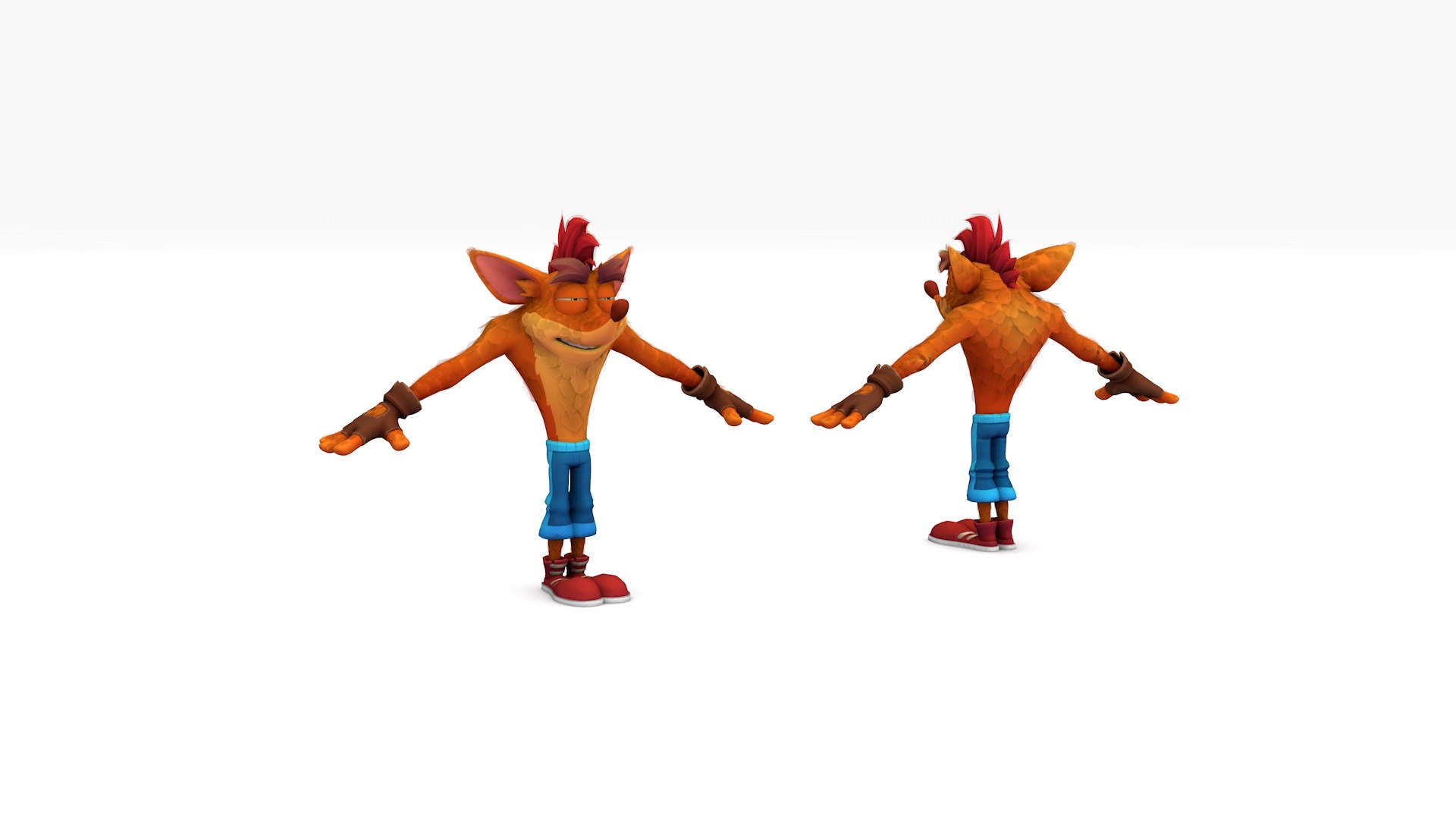 Crash Bandicoot 3D Model - TurboSquid 2375058