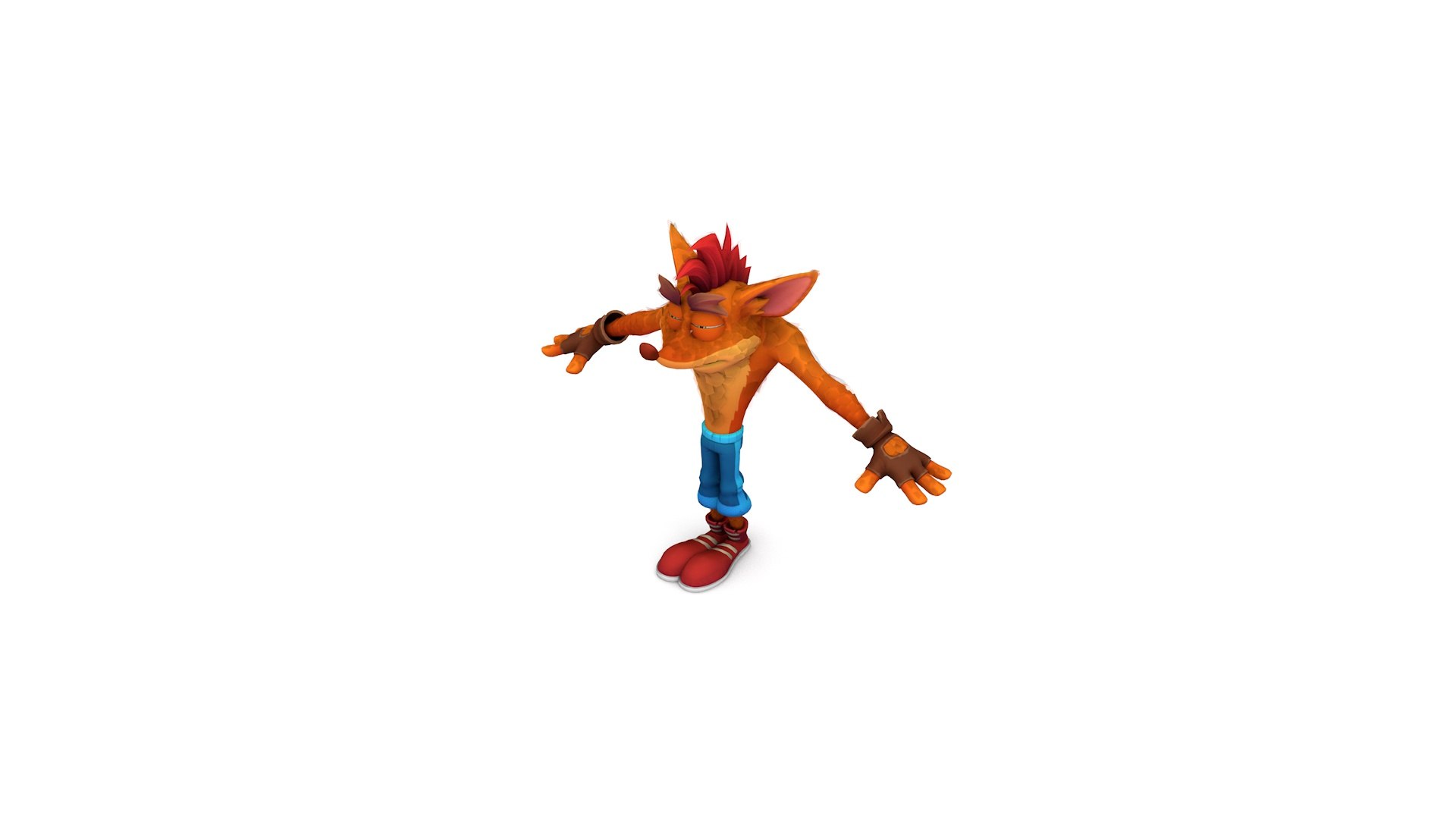 Crash Bandicoot 3D Model - TurboSquid 2375058