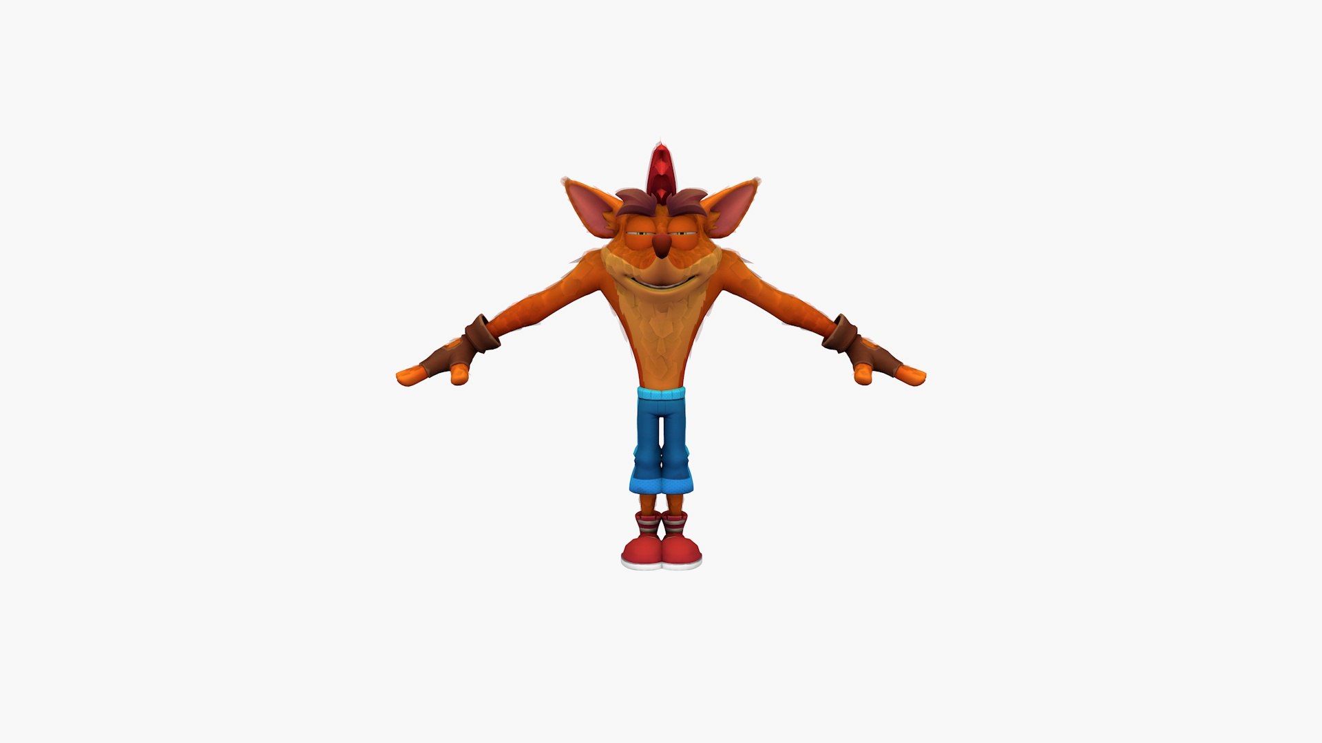 Crash Bandicoot 3D Model - TurboSquid 2375058