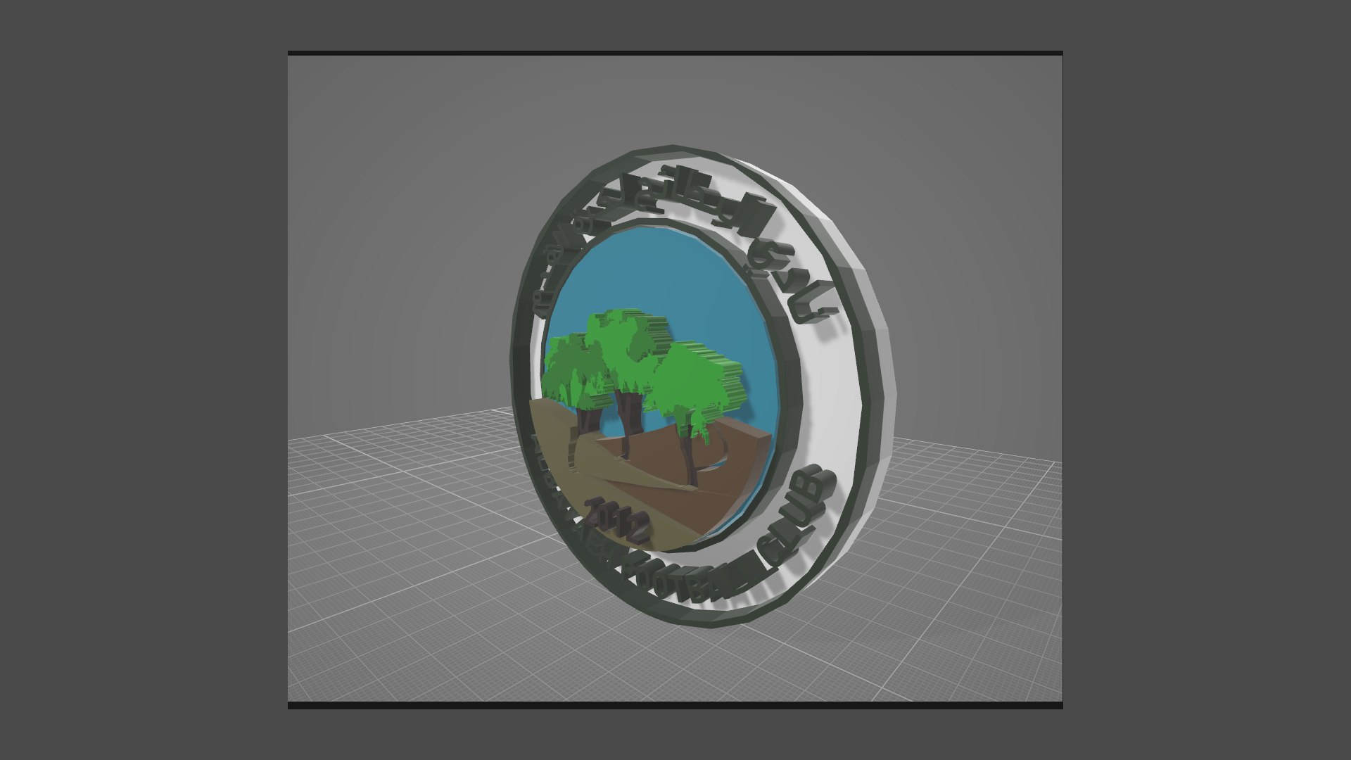 Al Bataeh Club Logo Printable And Renderable 3D Model - TurboSquid 2226611