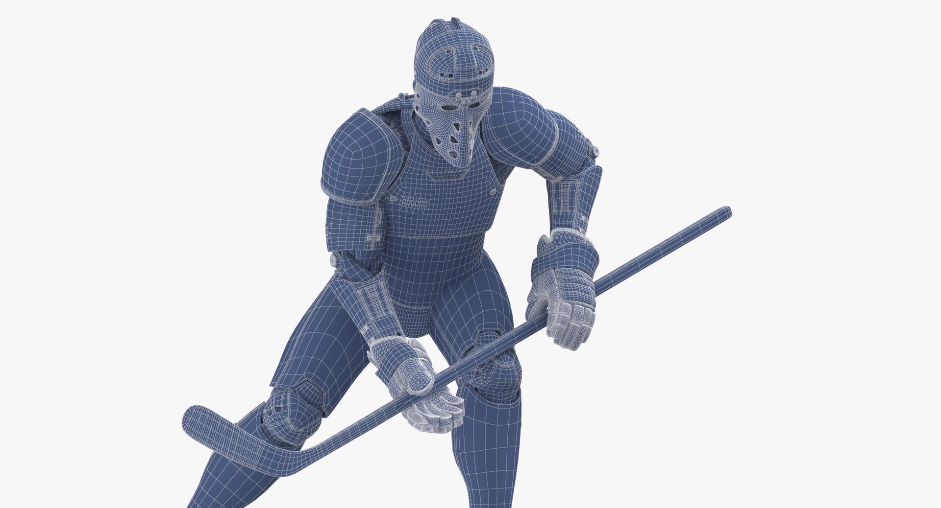 Hummanoid hockey player wtih 3D model - TurboSquid 1598155