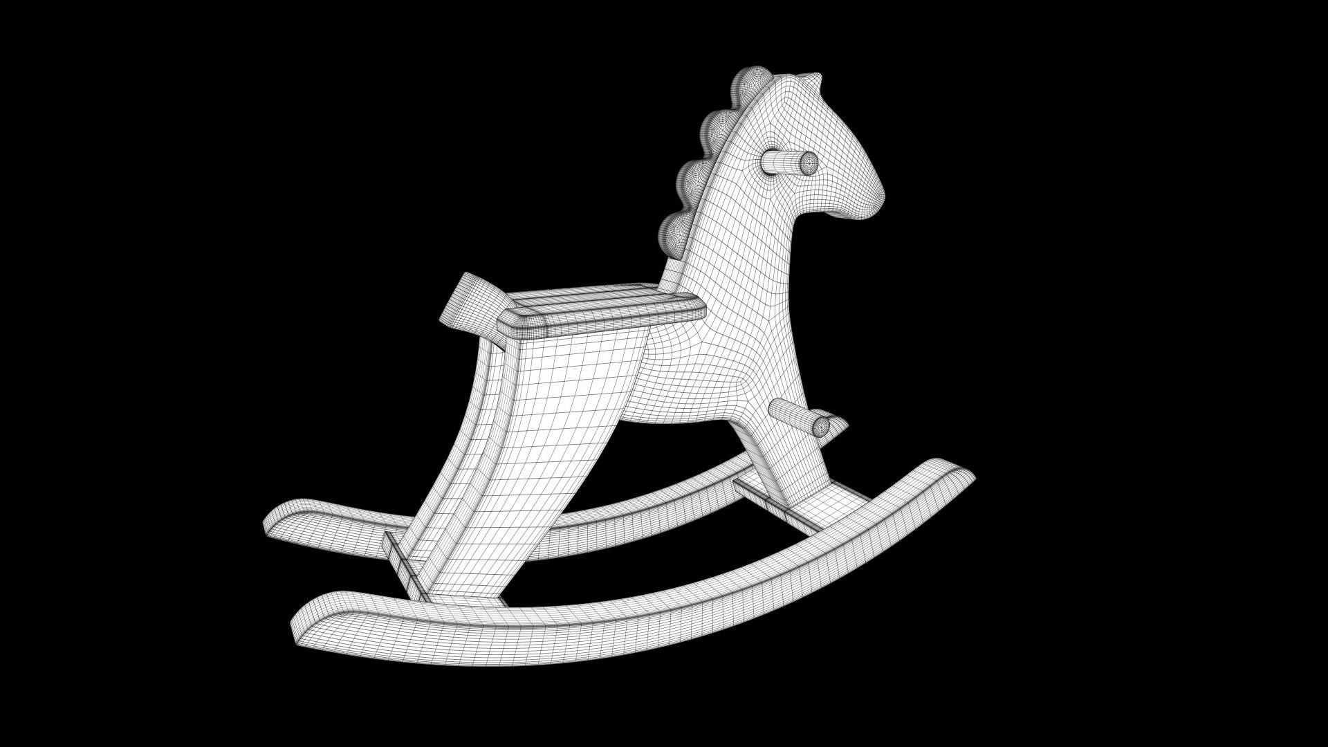 3D Rocking Horse - TurboSquid 1707370