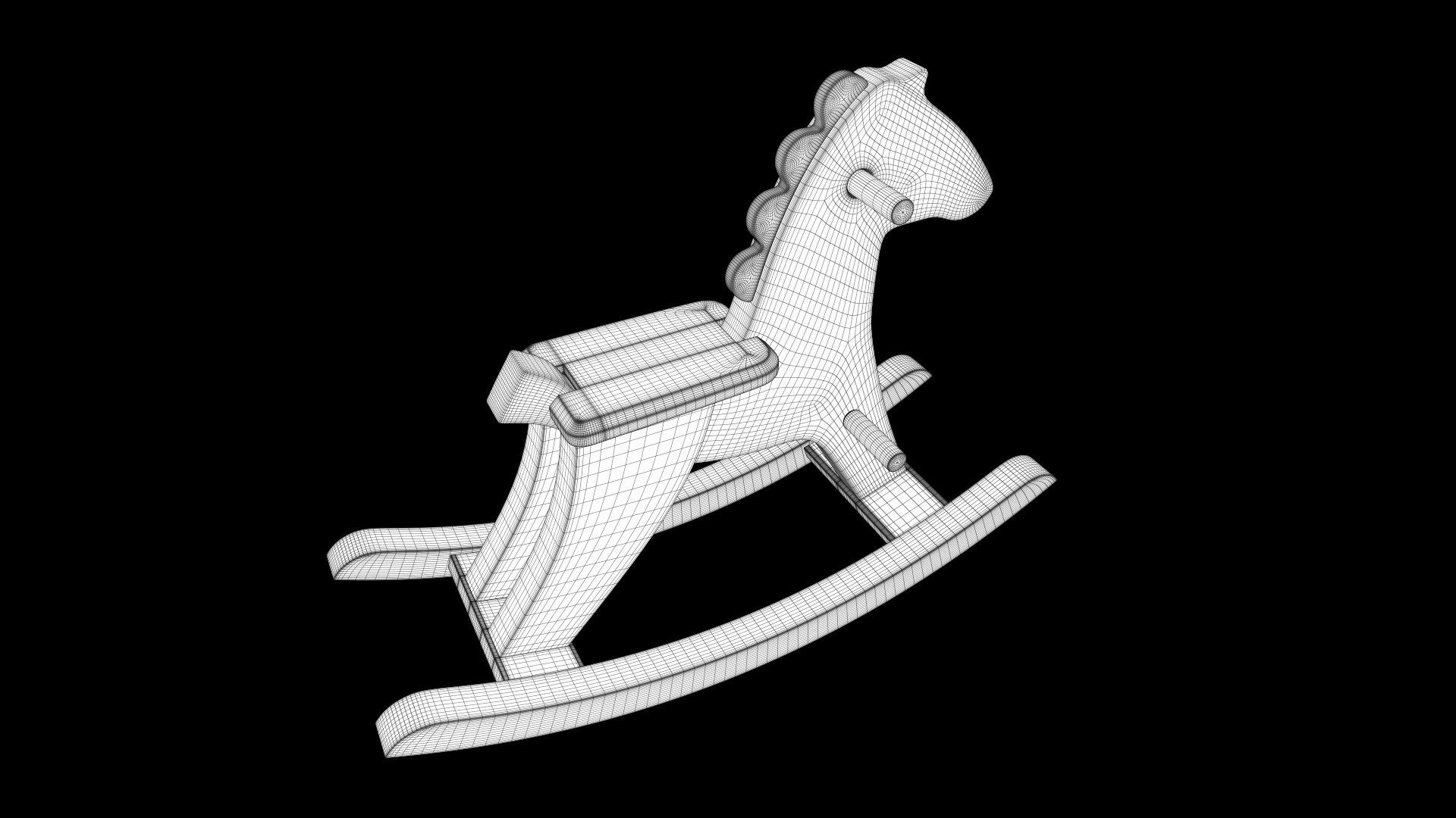 3D Rocking Horse - TurboSquid 1707370