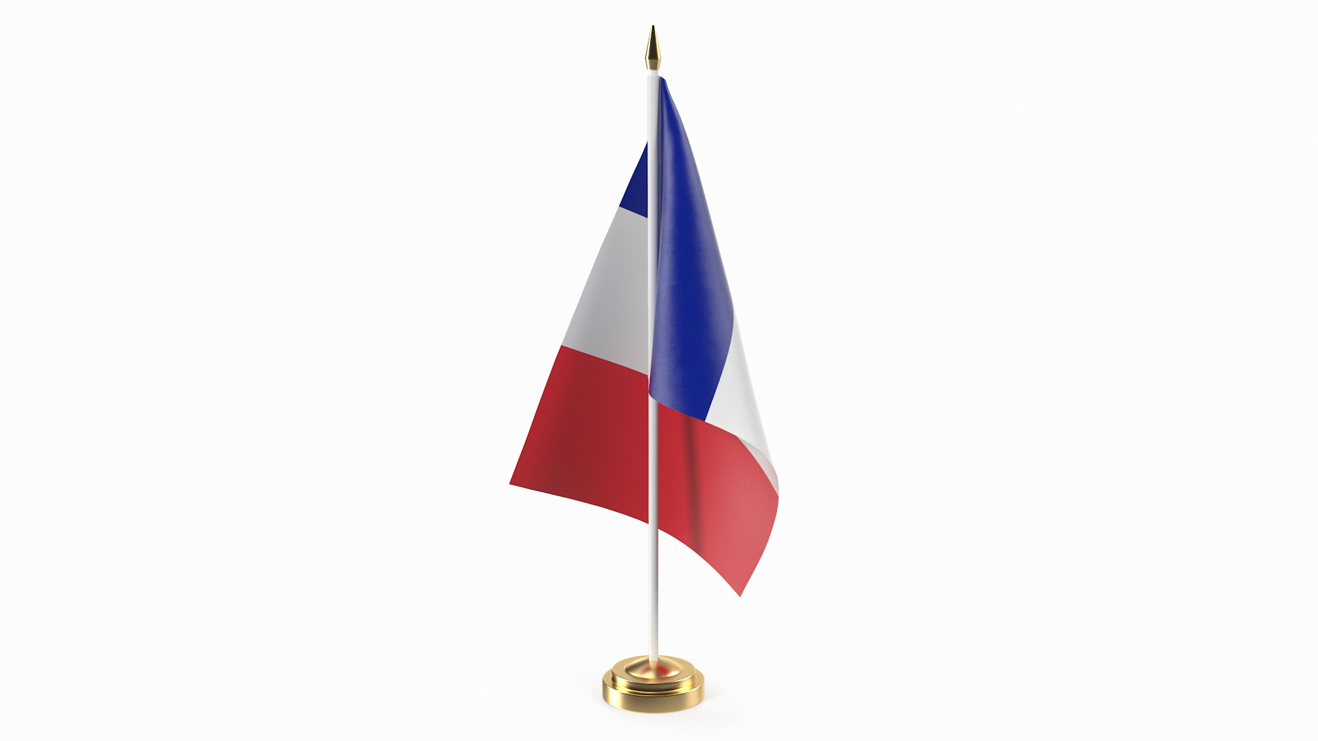 3D Table Flag France - TurboSquid 1476414