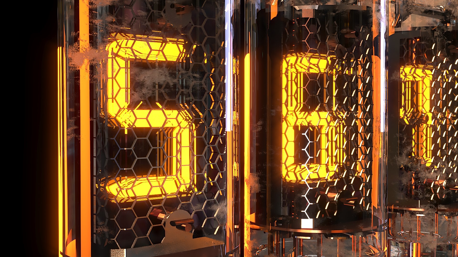 A Nixie Tube Or Cold Cathode Display 3D Model Model - TurboSquid 1969397