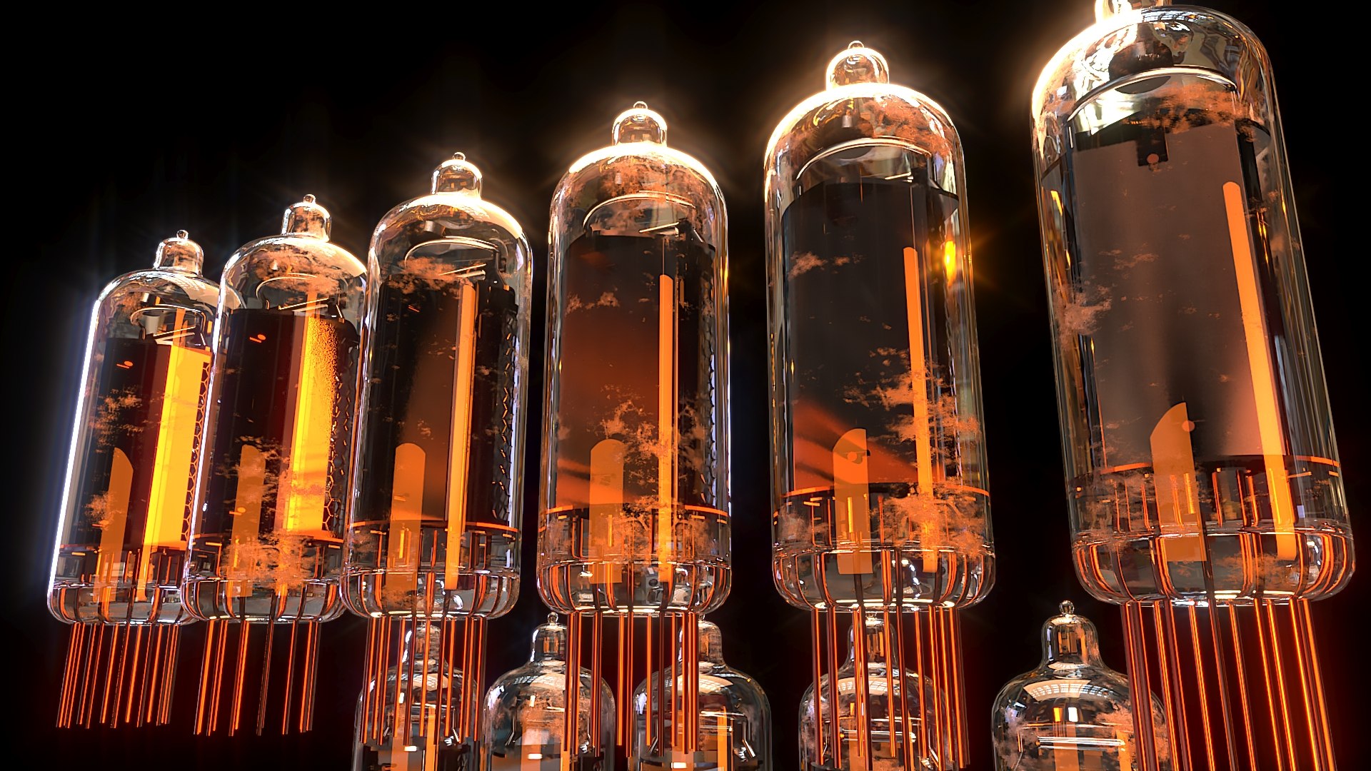 A Nixie Tube Or Cold Cathode Display 3D Model Model - TurboSquid 1969397