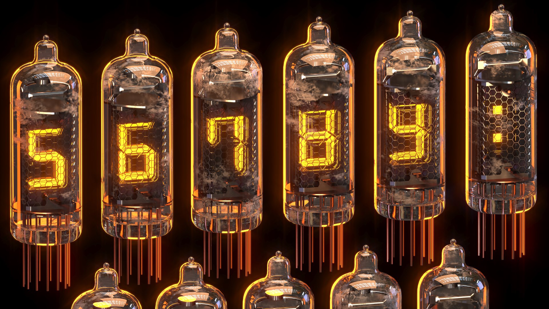 A Nixie Tube Or Cold Cathode Display 3D Model Model - TurboSquid 1969397