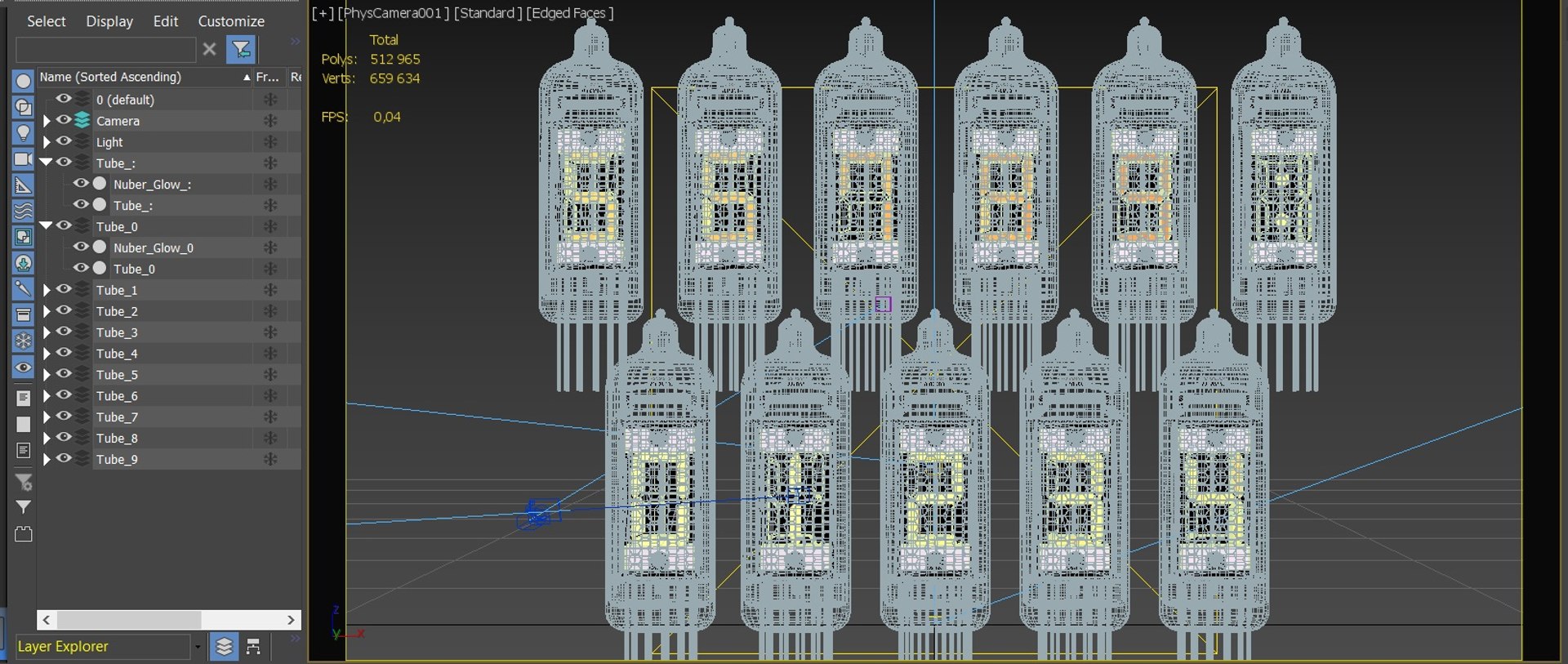 A Nixie Tube Or Cold Cathode Display 3D Model Model - TurboSquid 1969397