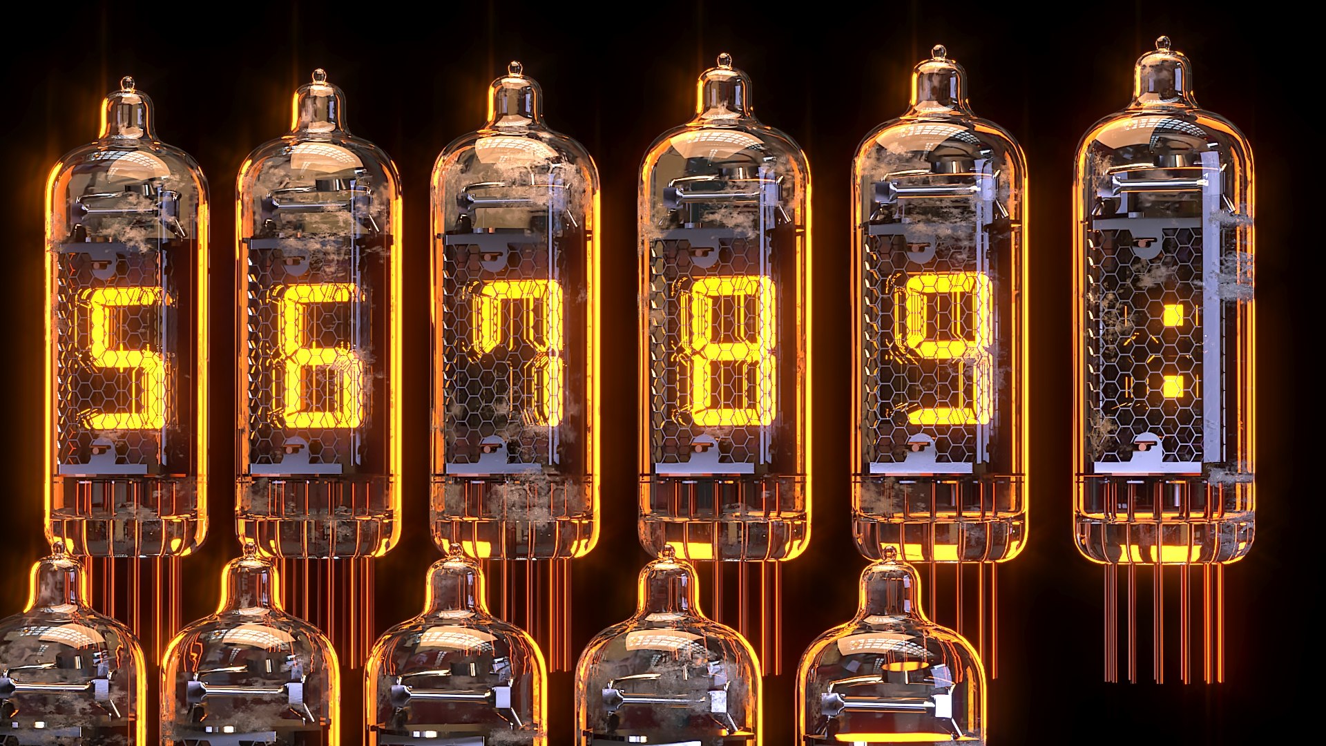 A Nixie Tube Or Cold Cathode Display 3D Model Model - TurboSquid 1969397