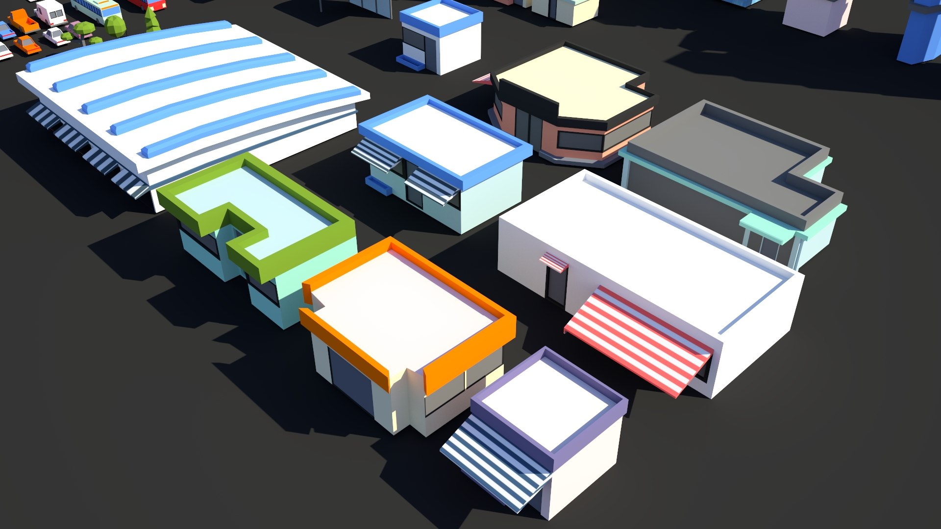 3D Model City Pack Buildings - TurboSquid 1434738