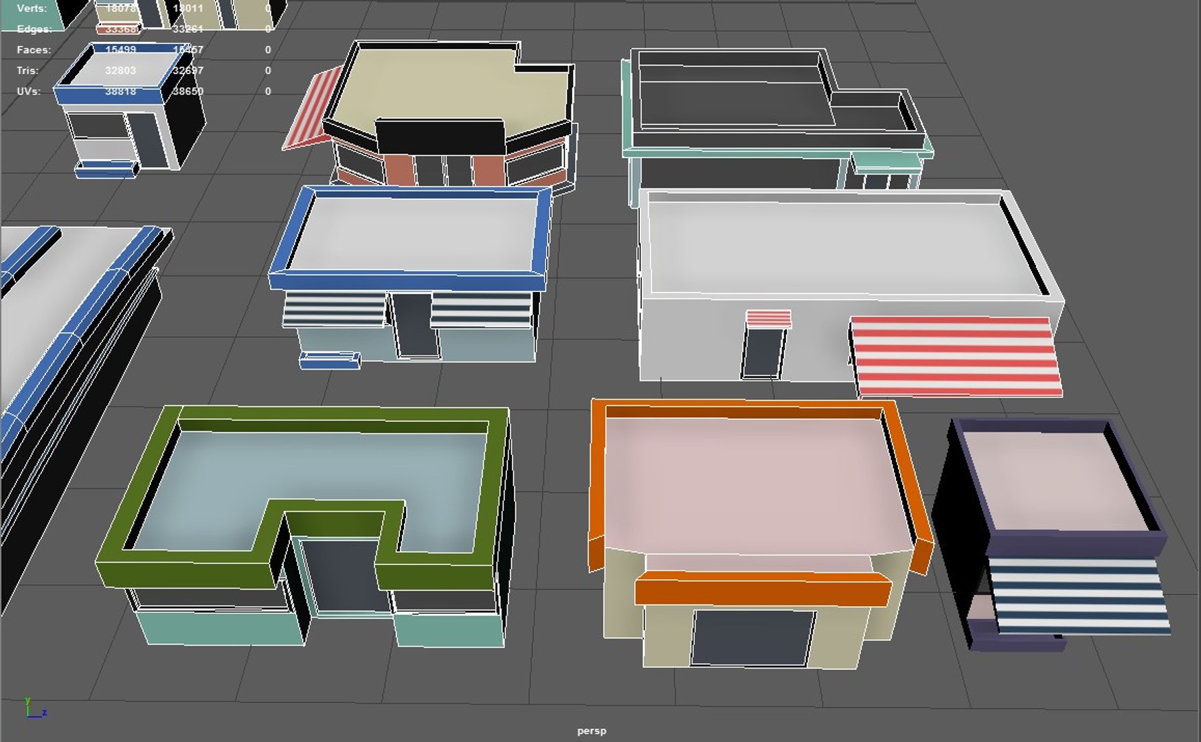 3D Model City Pack Buildings - TurboSquid 1434738
