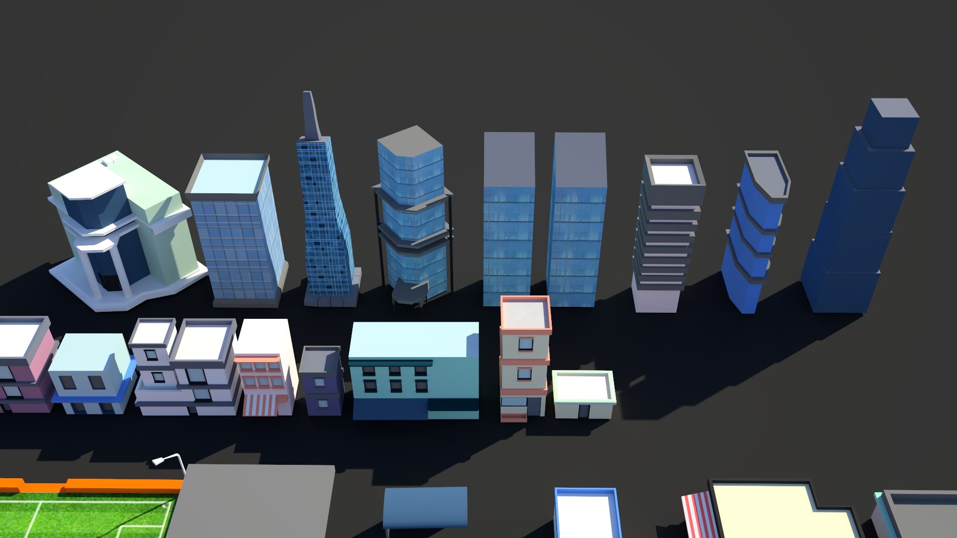 3D Model City Pack Buildings - TurboSquid 1434738
