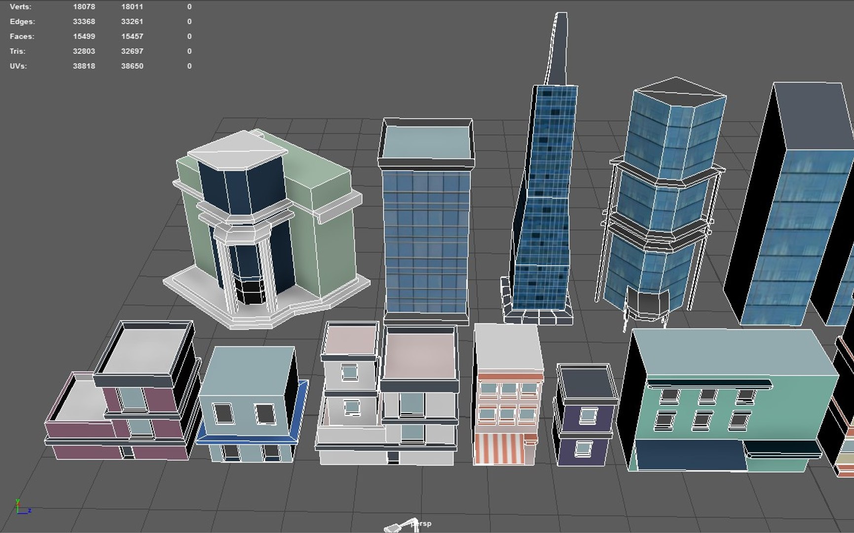 3D Model City Pack Buildings - TurboSquid 1434738