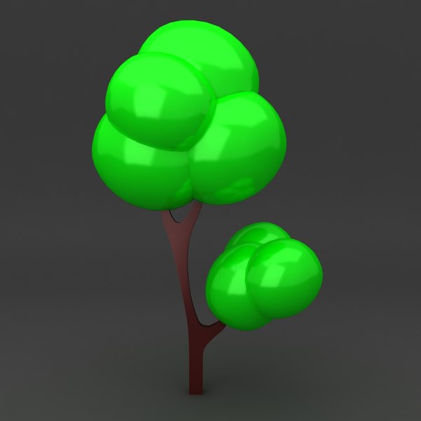 Cartoon Tree 3D Models for Download | TurboSquid
