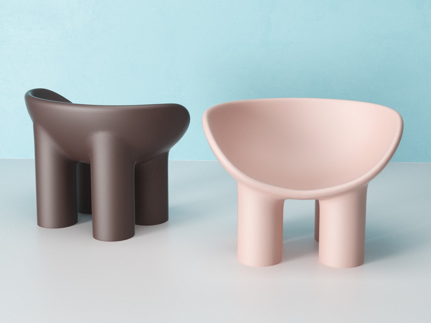 Free 3D Roly-poly Chair Model - TurboSquid 1388486