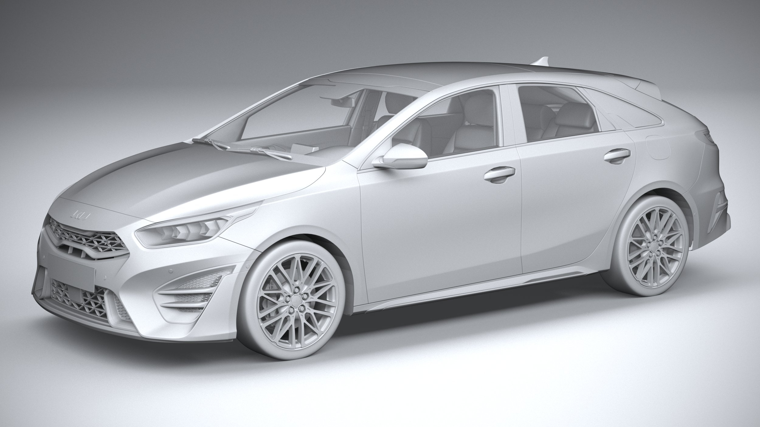 Kia ProCeed GT 2022 Model 3D - TurboSquid 1773636