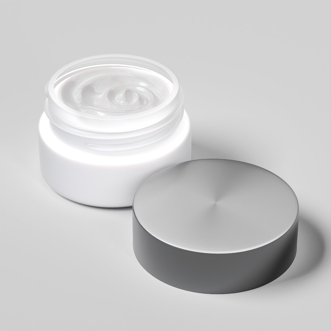 Cream Jar 22 3D Model - TurboSquid 1962778