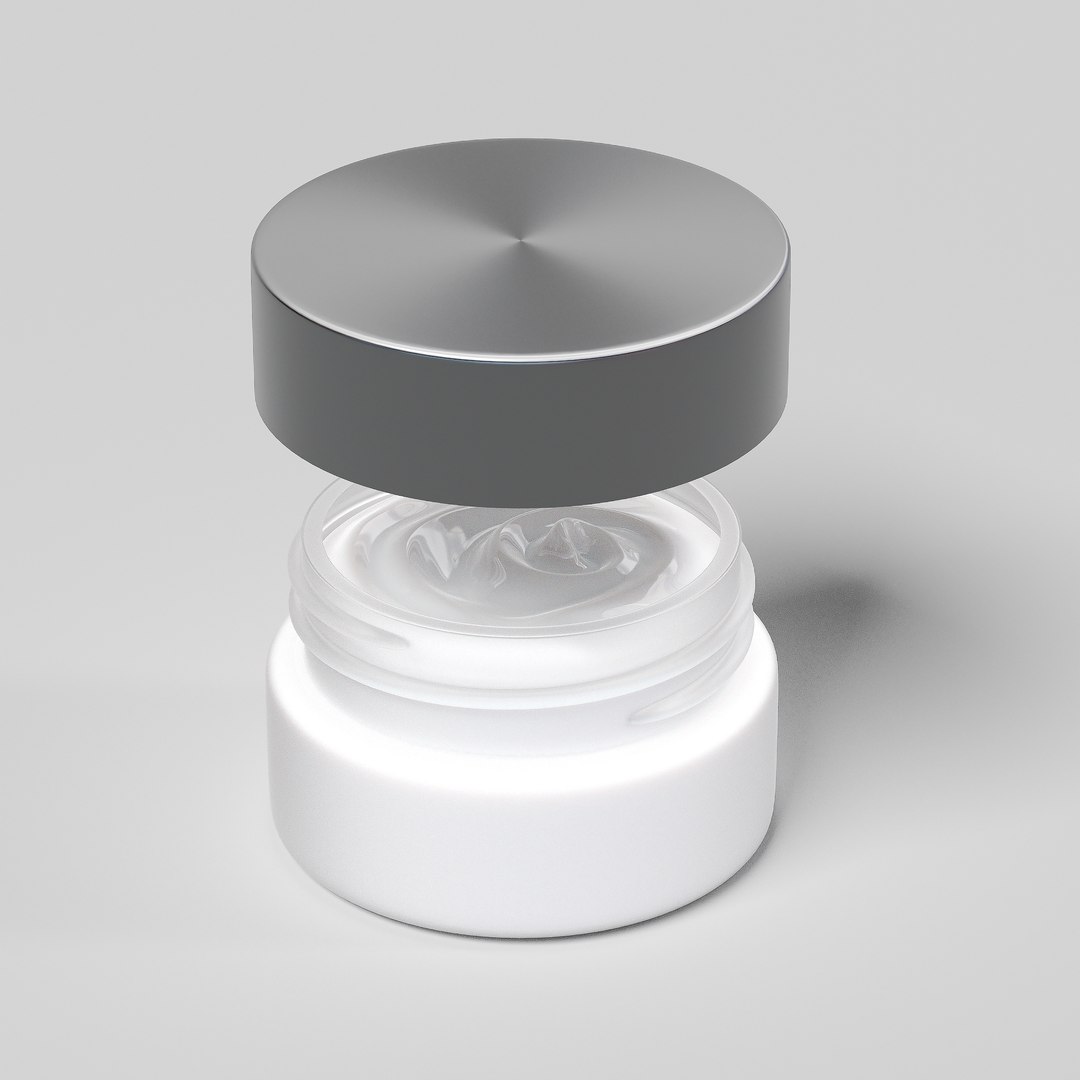 Cream Jar 22 3D Model - TurboSquid 1962778