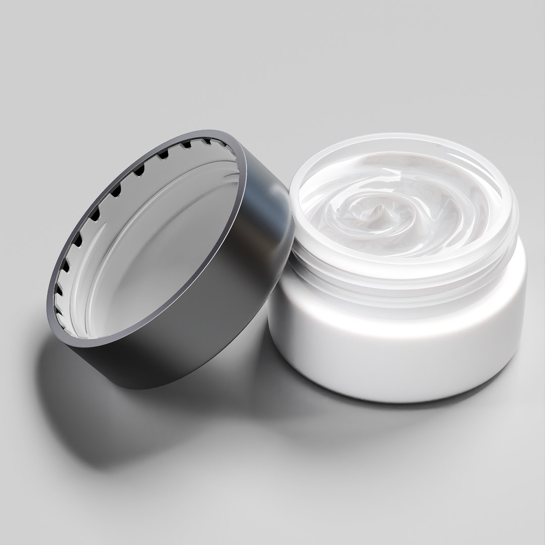 Cream Jar 22 3D Model - TurboSquid 1962778