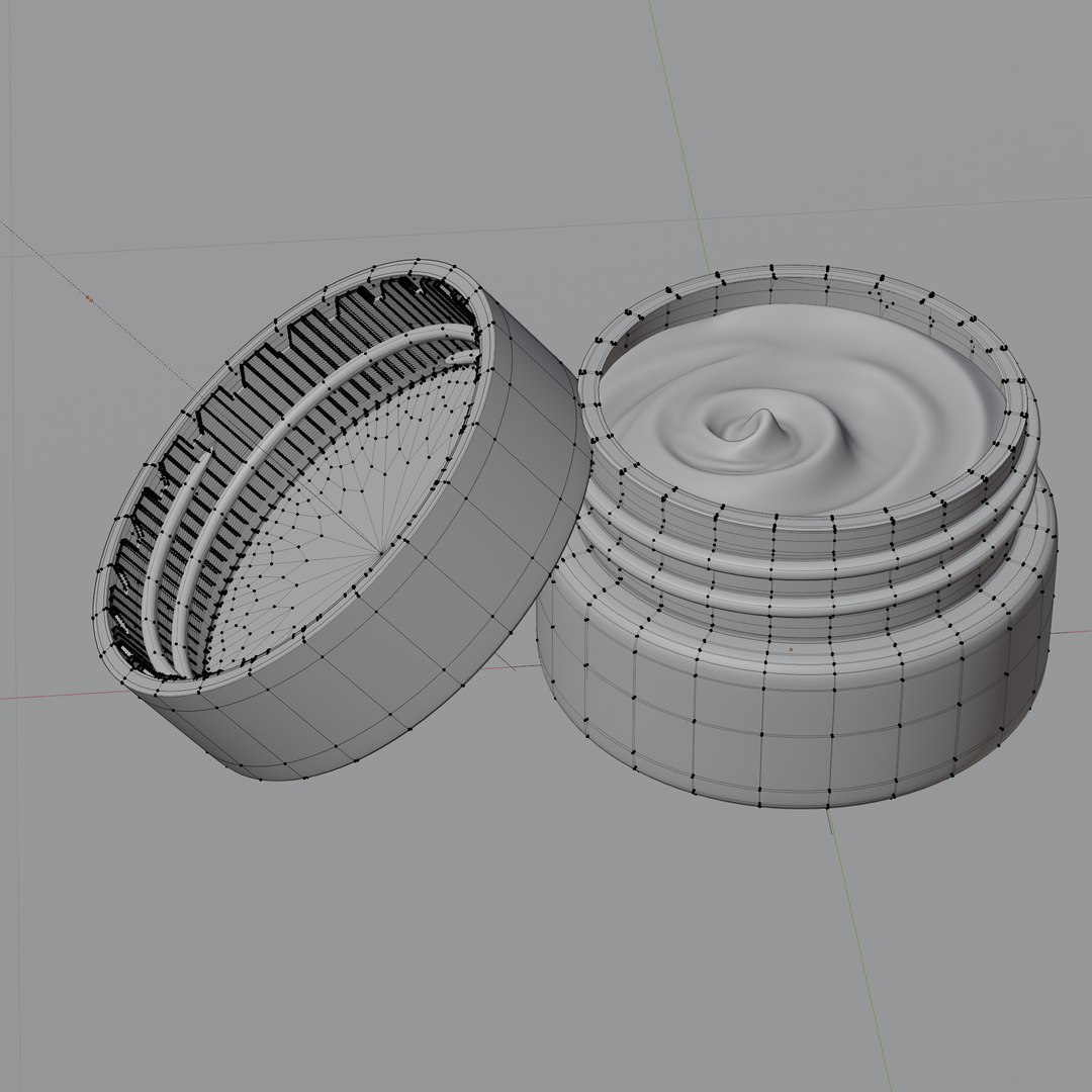 Cream Jar 22 3D Model - TurboSquid 1962778