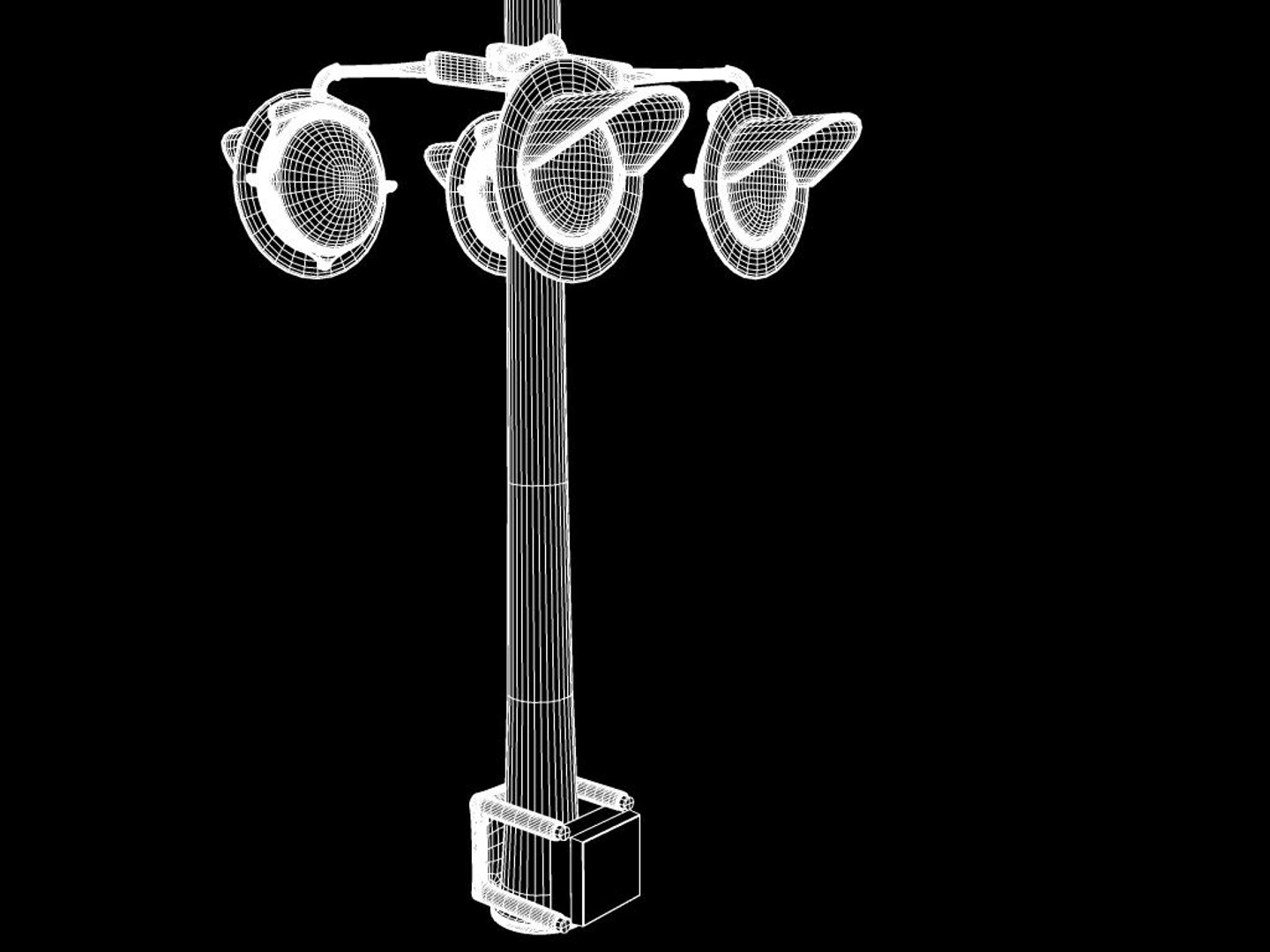 Flashing Rail Road Crossing 3d Max