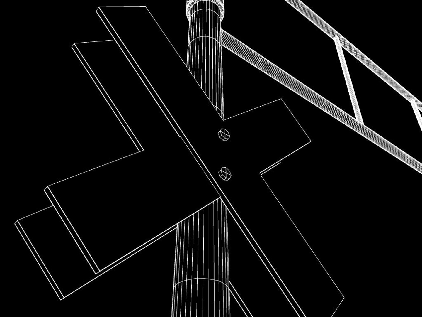 Flashing Rail Road Crossing 3d Max