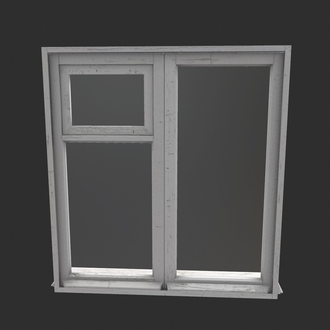 Old Window 3d Model