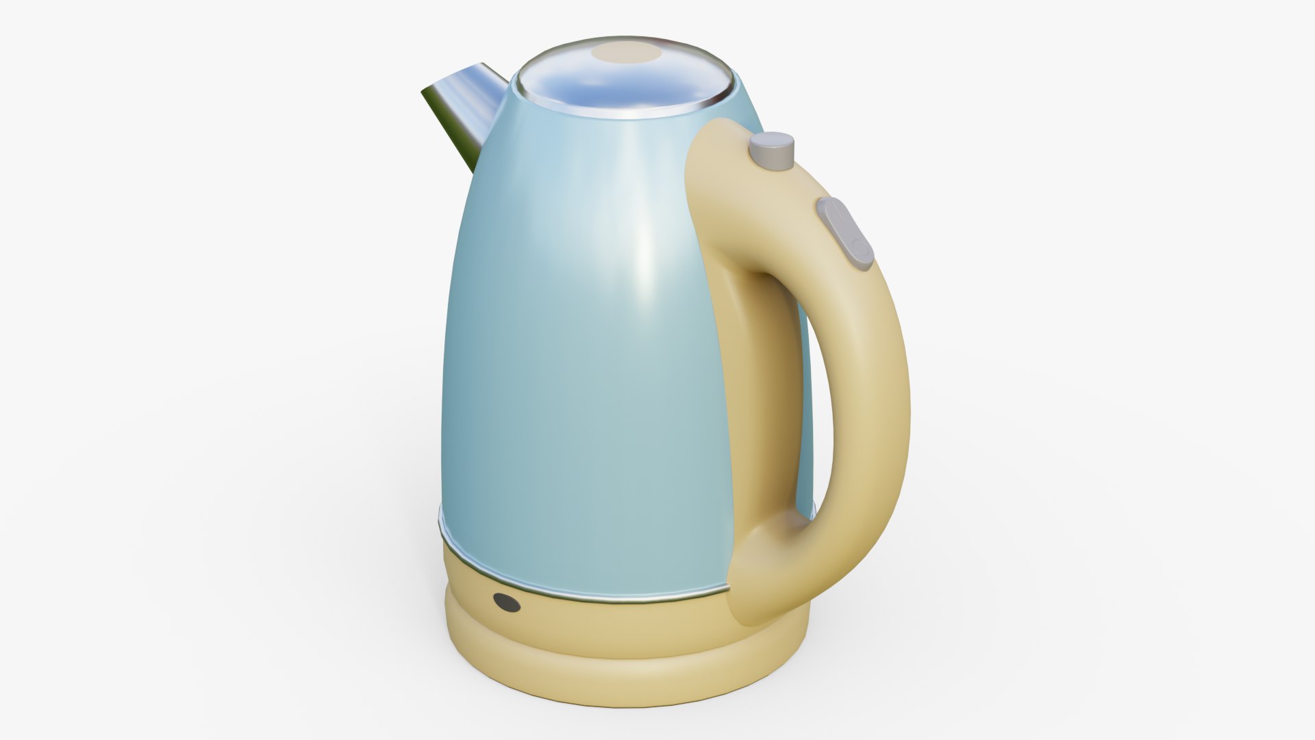 3D Model Kettle-3 Game Ready PBR - TurboSquid 2028031