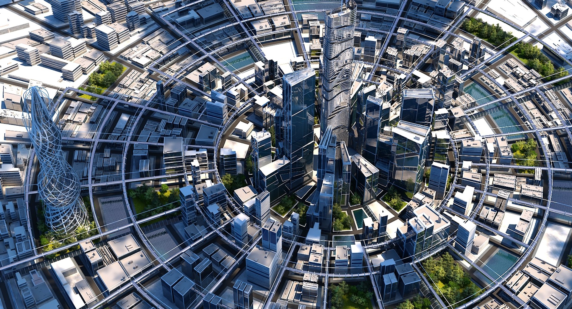 Future Futuristic Architectural 3D Model - TurboSquid 1375709