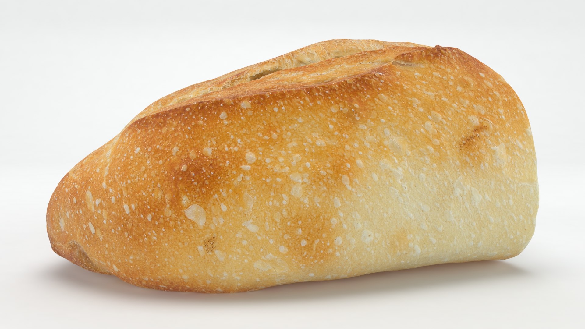 Batard Bread Half 02 Model - TurboSquid 1831046