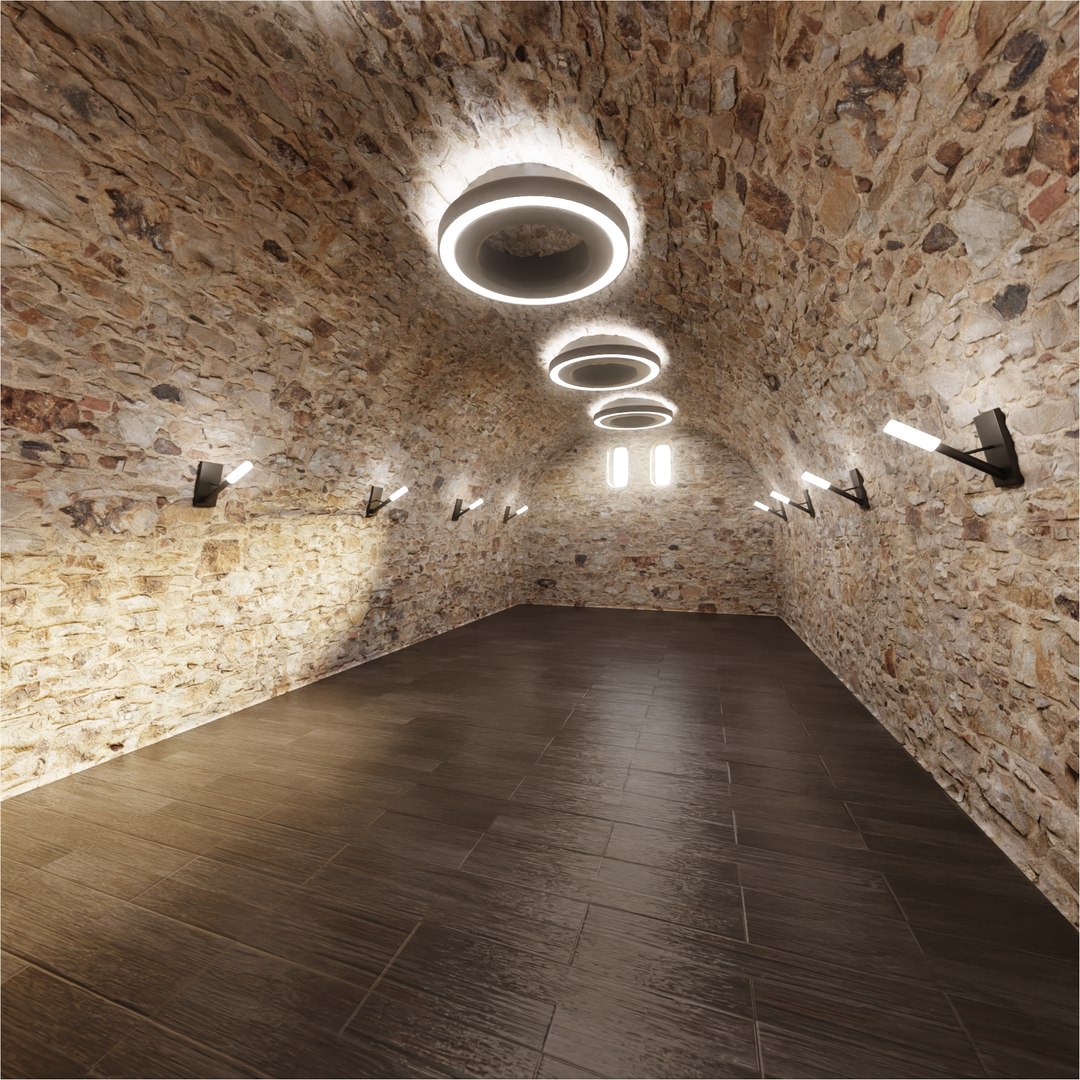 3D Cellar Interior Model - TurboSquid 1970014