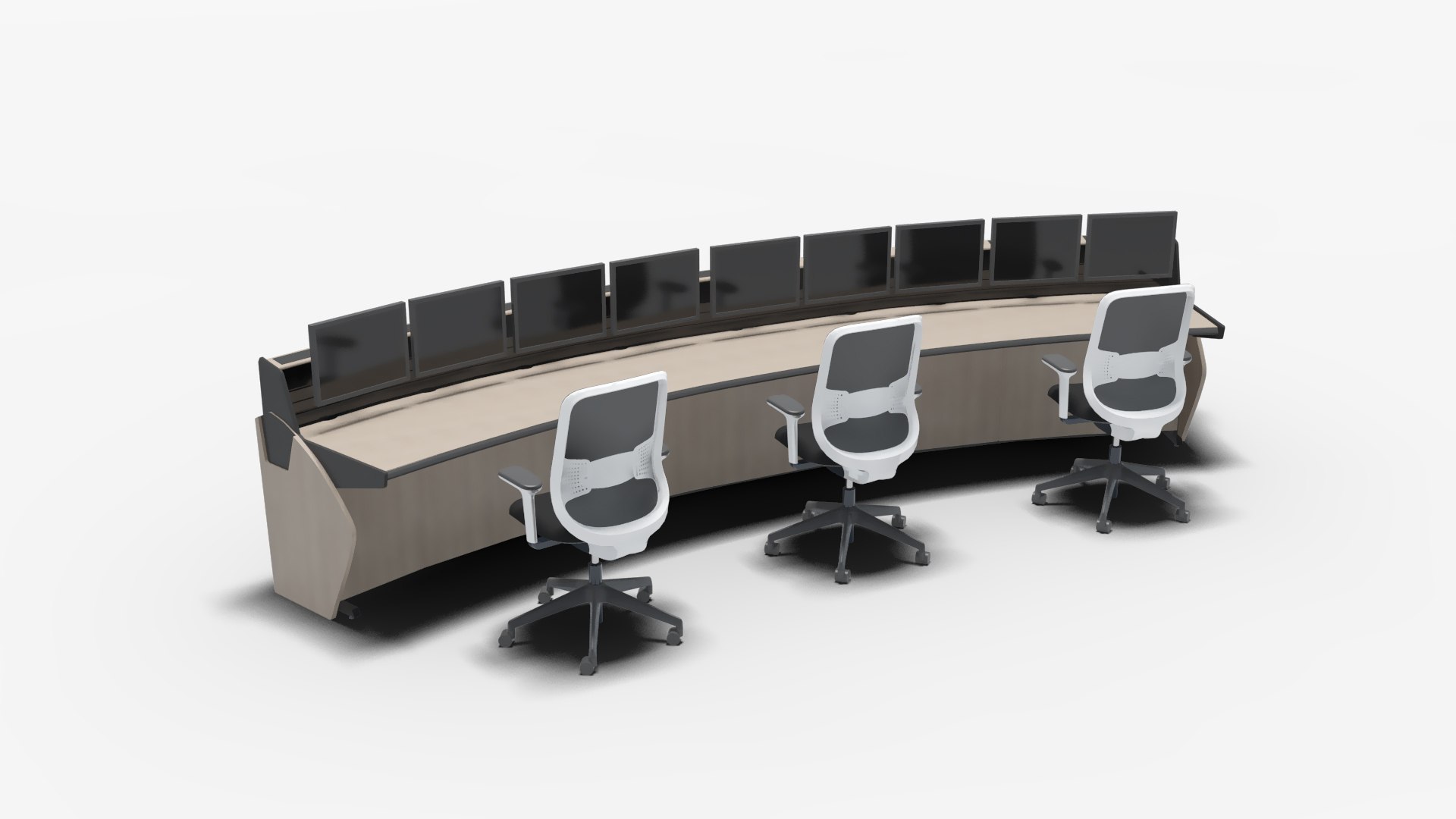 3D Model Control Desk - TurboSquid 2142915