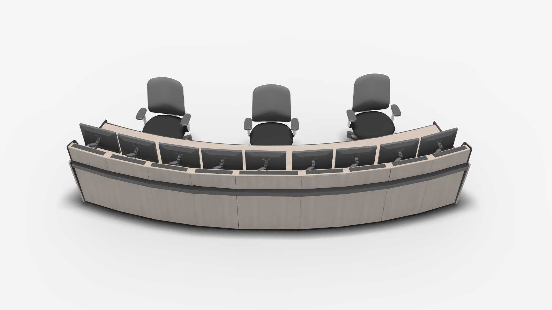 3D Model Control Desk - TurboSquid 2142915